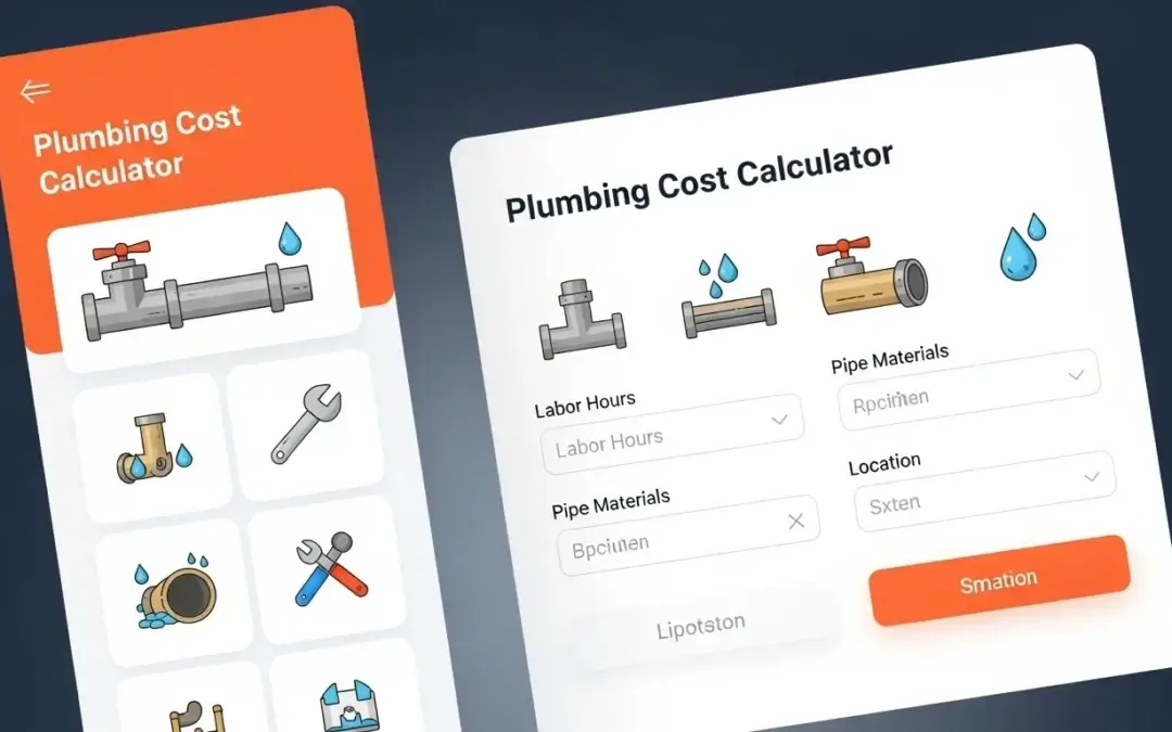 Plumbing Cost Calculator | Accurate Repair & Installation Estimates