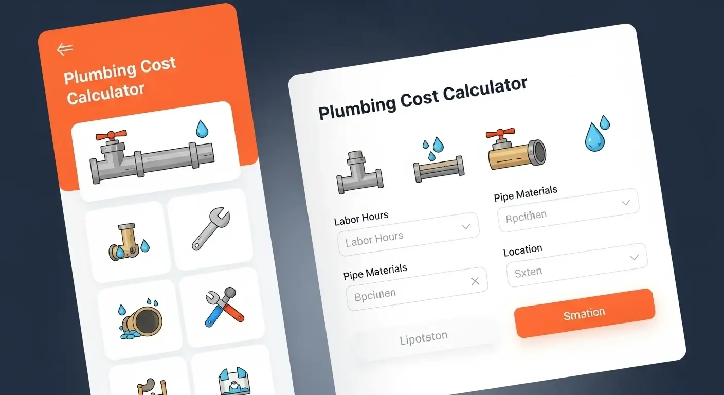Plumbing Cost Calculator | Accurate Repair & Installation Estimates